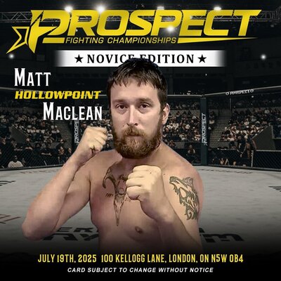 Matthew Maclean ("Hollow Point") | MMA Fighter Page | Tapology