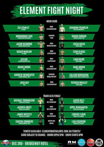 Shannon Franklin vs. Zach Stanley, Element Fight Night 1 | Karate Bout ...