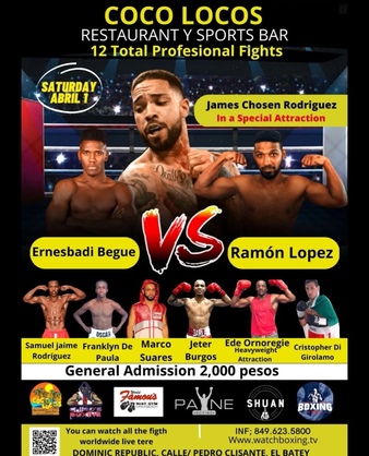 Cocos Locos Boxing Night | Boxing Event | Tapology