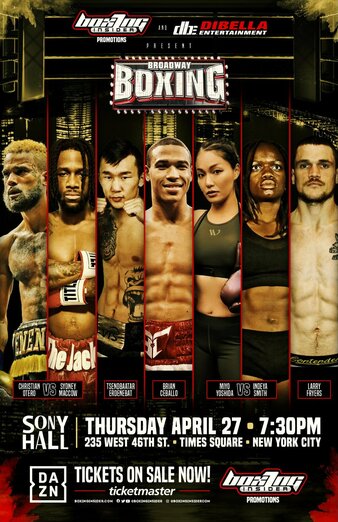 Tsendbaatar Erdenebat vs. Eddy Valencia, Broadway Boxing | Boxing Bout ...