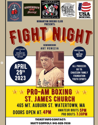 Robert Bevilacqua vs. Mike Fowler, St. James Fight Night (cancelled ...