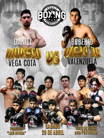 Roberto Valenzuela Jr. vs. Daniel Vega, Valenzuela vs. Vega | Boxing ...