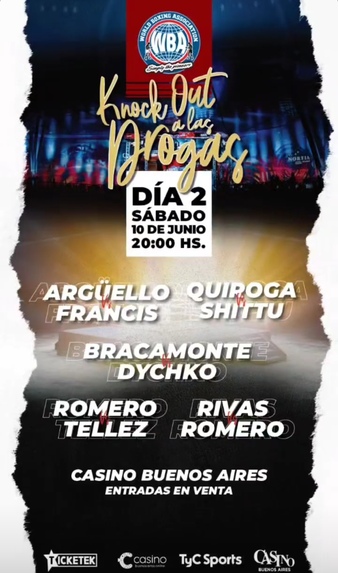 Mayerlin Rivas vs. Nazarena Romero, Knockout a las Drogas | Boxing Bout ...