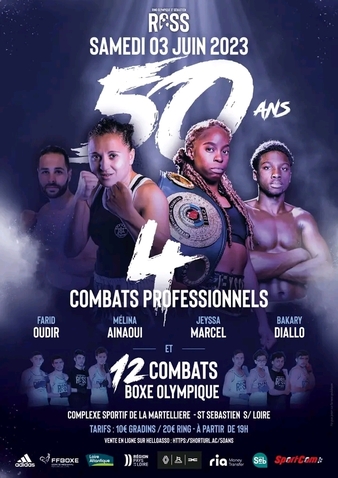 Jeyssa Marcel vs. Ivanka Ivanova, 50 Ans du Ross | Boxing Bout | Tapology