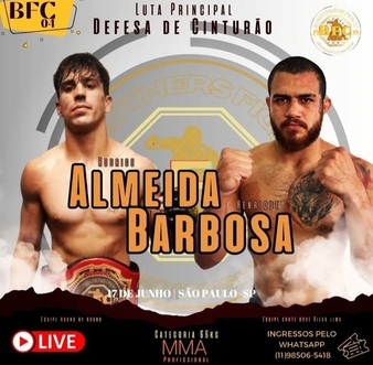 Wesley Almeida vs. Kauê Erê, BFC 4 | MMA Bout | Tapology