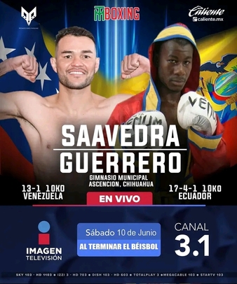 Craig Parker vs. Isaac Méndez, Saavedra vs. Guerrero | Boxing Bout ...
