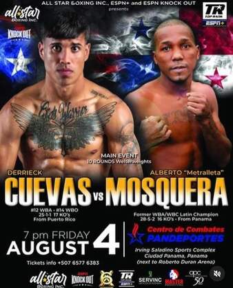 Cuevas vs. Mosquera | Boxing Event | Tapology