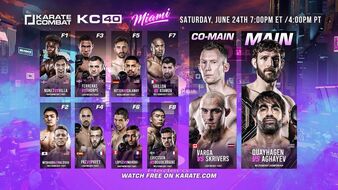 Karate Combat 40 | Event | Tapology