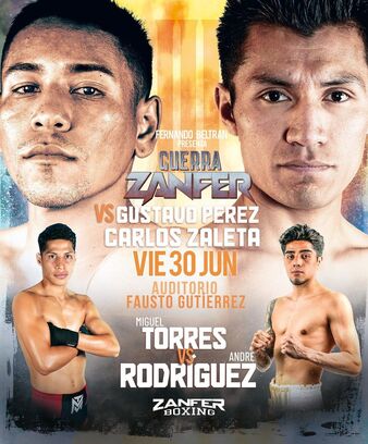 Luis Gerardo Martinez vs. Ramon Barajas, Guerra Zanfer 3 | Boxing Bout ...