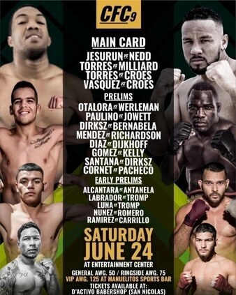 CFC 9: Jesurun vs. Nedd | MMA Event | Tapology