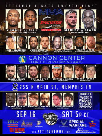 Attitude MMA Fights 28 | MMA Event | Tapology