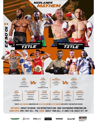 Paige Goodyear vs. Ester Konecna, Midlands Mayhem | Boxing Bout | Tapology