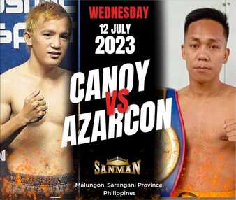 Joey Canoy vs. Clyde Azarcon, Canoy vs. Azarcon | Boxing Bout | Tapology