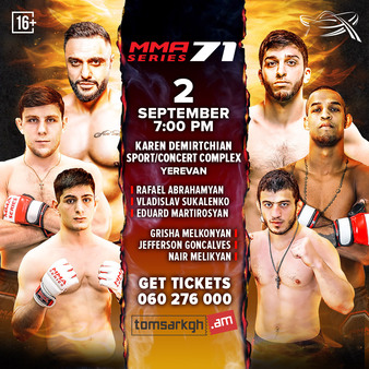 Gegham Vardanyan vs. Mohammad Koohshekan, MMA Series 71 | MMA Bout ...