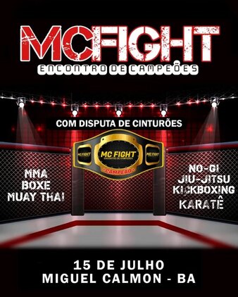 MC Fight 1: Encontro de Campeões | Boxing, MMA, & Kickboxing Event ...
