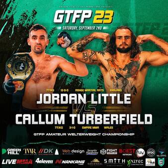 Josh Walton vs. Ciaran Turner, Golden Ticket Fight Promotions 23 | MMA ...