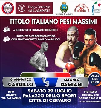 Cardillo vs. Damiani | Boxing Event | Tapology