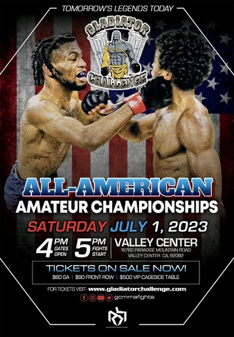 Gladiator Challenge: All American MMA Championships | MMA Event | Tapology