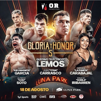 Gloria y Honor 5 | Boxing Event | Tapology