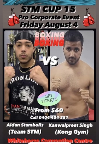 Aidan Stambolis vs. Kanwalpreet Singh, STM Cup 15 | Boxing Bout | Tapology