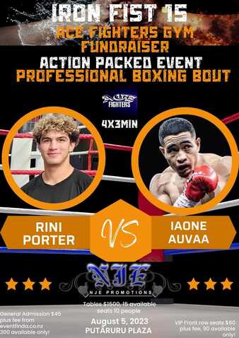 Iron Fist 15 | Boxing Event | Tapology