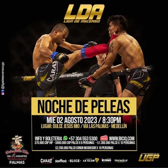 Josue Parra vs. Andres Mauricio Sierra, Liga De Ascenso 001 | MMA Bout ...