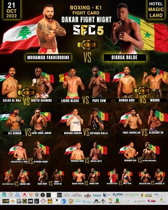 SFC 5: Dakar Fight Night | Event | Tapology