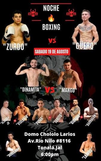 César Torres Hernández vs. David Viveros Ortíz, Flores vs. Acosta ...