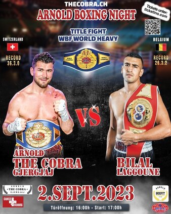 Arnold Boxing Night: Gjergjaj vs. Laggoune | Boxing Event | Tapology