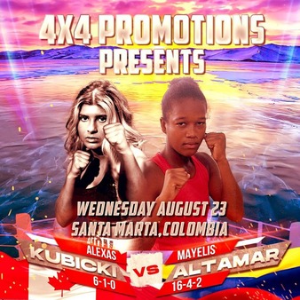 Alexas Kubicki vs. Arlis Tapias, Kubucki vs. Tapias | Boxing Bout ...