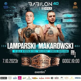 Filip Lamparski vs. Mateusz Makarowski, Babilon MMA 40 | MMA Bout ...