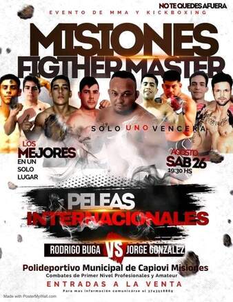 Rodrigo Carlos vs. Jorge Gonzalez, Misiones Fighter Master 4 | MMA Bout ...