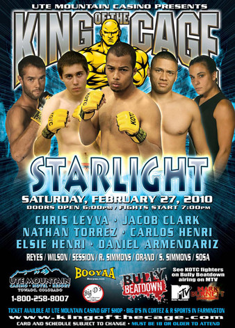 KOTC Underground 50: Starlight | MMA Event | Tapology