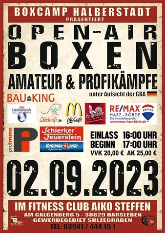 Open-Air Boxen | Boxing Event | Tapology