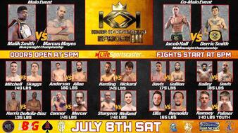 Derrick Smith vs. Jacob Hall, Kings of Kickboxing | Kickboxing Bout ...