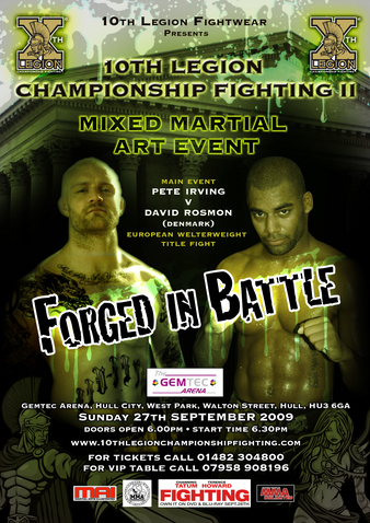 10th Legion 2: Forged in Battle | MMA Event | Tapology