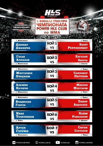 HLS: Power Club Grand Prix Quarterfinals | MMA Event | Tapology