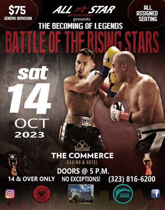 Roman Puga vs. Kaeo Meyer, Battle of the Rising Stars | Boxing Bout | Tapology