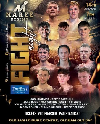 Maree Boxing Fight Night | Boxing Event | Tapology