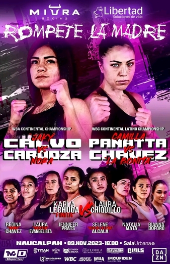 Rómpete la Madre: Calvo vs. Cardoza | Boxing Event | Tapology