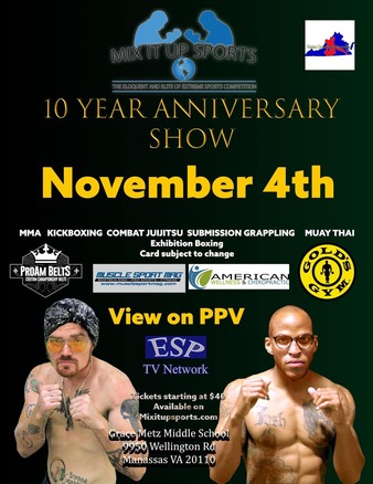 Mix It Up Sports: 10 Year Anniversary Show | MMA & Kickboxing Event | Tapology