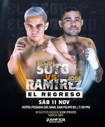 Elwin Soto vs. José Ramirez Armenta, Soto vs. Ramírez | Boxing Bout ...