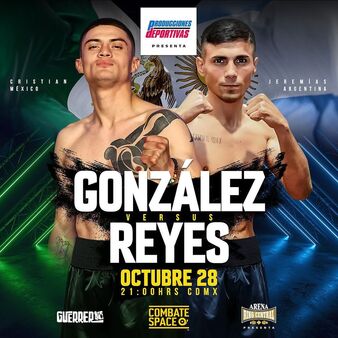 Anthony Constantino vs. Edgar Javier Cuenca, González vs. Reyes ...