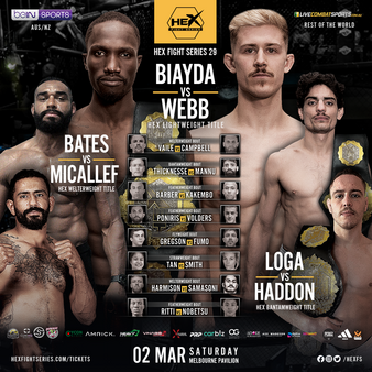 HEX Fight Series 29 | MMA Event | Tapology