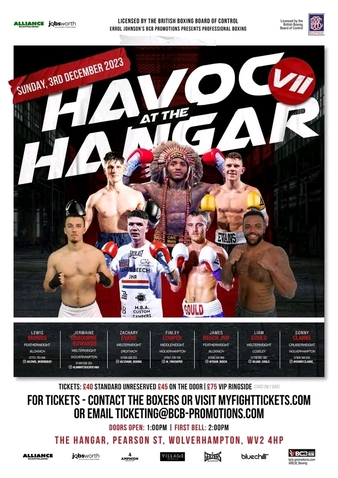 Liam Gould vs. Dwain Grant, Havoc at The Hangar 7 | Boxing Bout | Tapology