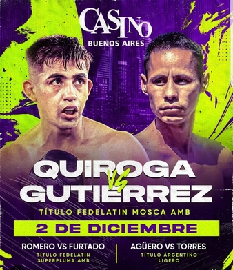 Quiroga vs. Gutierrez | Boxing Event | Tapology