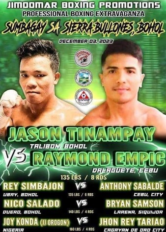 Sumbagay sa Sierra Bullones, Bohol | Boxing Event | Tapology