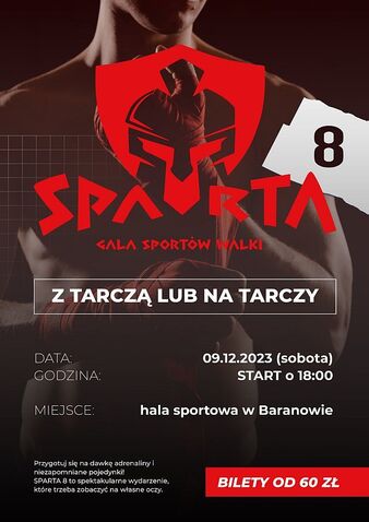 Sparta 8 | MMA, Kickboxing, & Boxing Event | Tapology