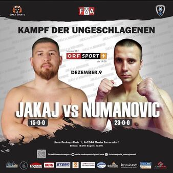 Jakaj vs. Numanovic | Boxing Event | Tapology