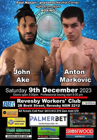 Markovic vs. Ake | Boxing Event | Tapology